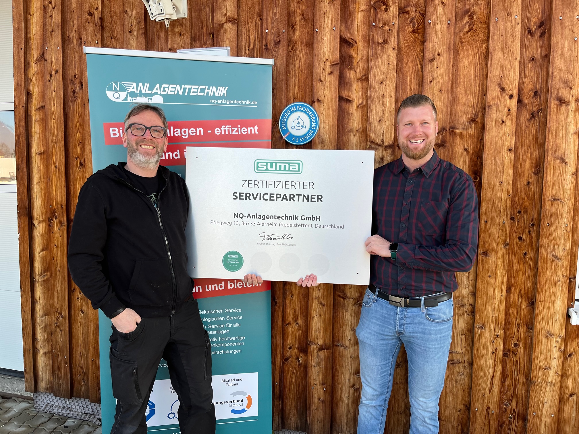 NQ Biogasanlage - Zertifizierung SUMA Rührtechnik